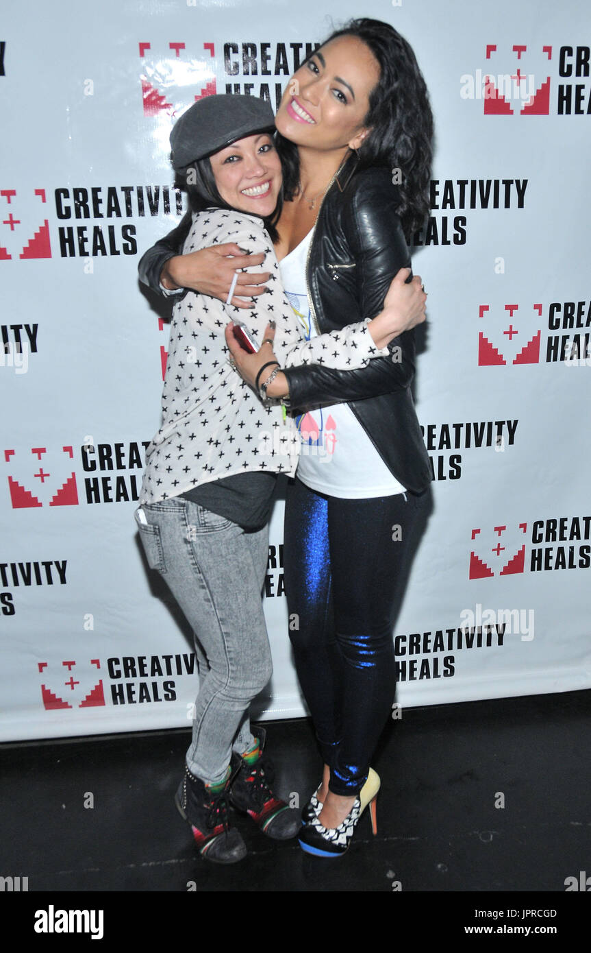 Jenny Kita & Jenilee Reyes at the Creativity Heals Launch Event ...