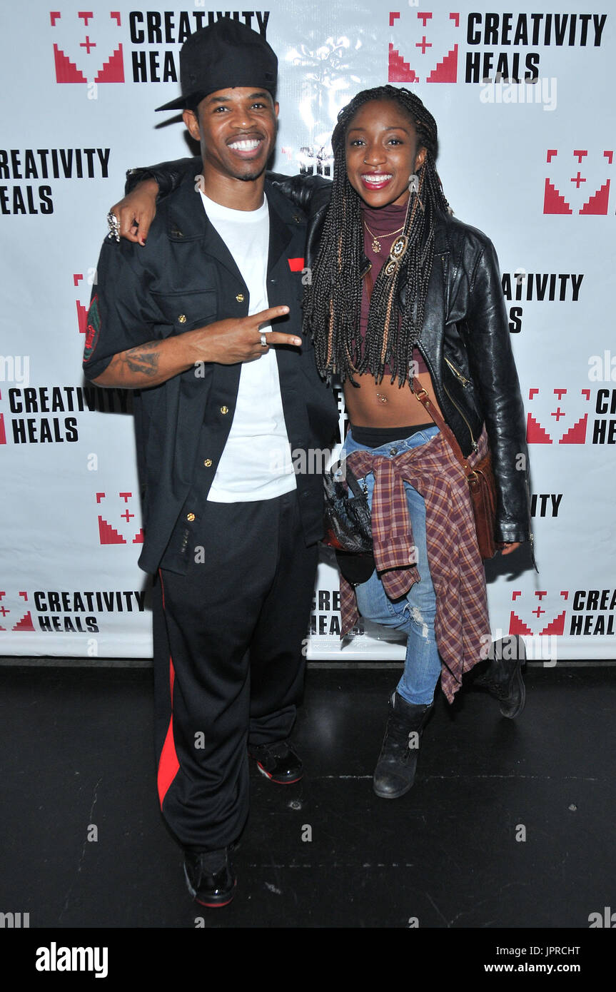 Sho-Tyme & Comfort Fedoke at the Creativity Heals Launch Event & Fundraiser held at Kesspro ...