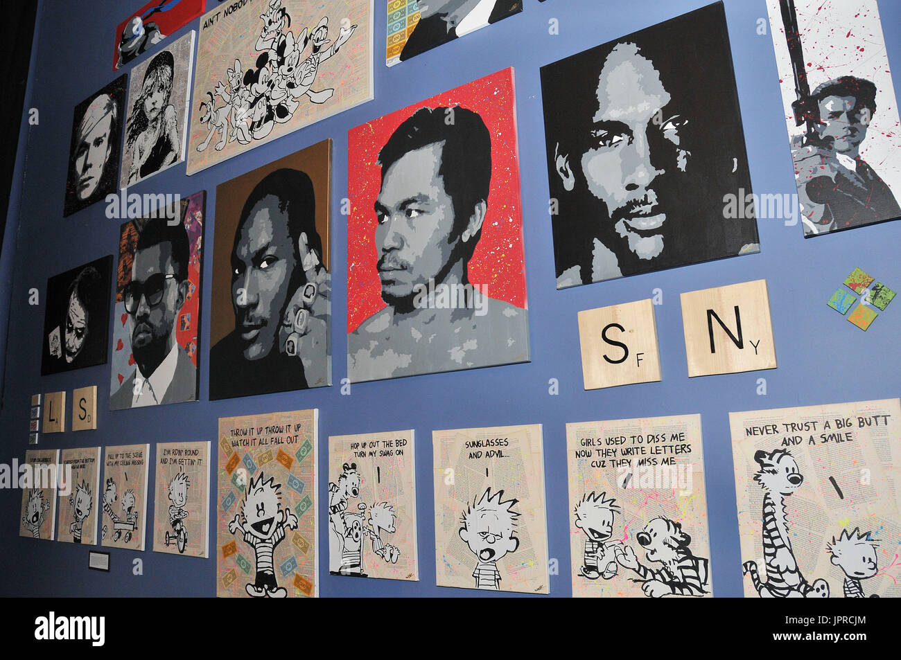 Lucas Raynaud's art work at the Creativity Heals Launch Event ...