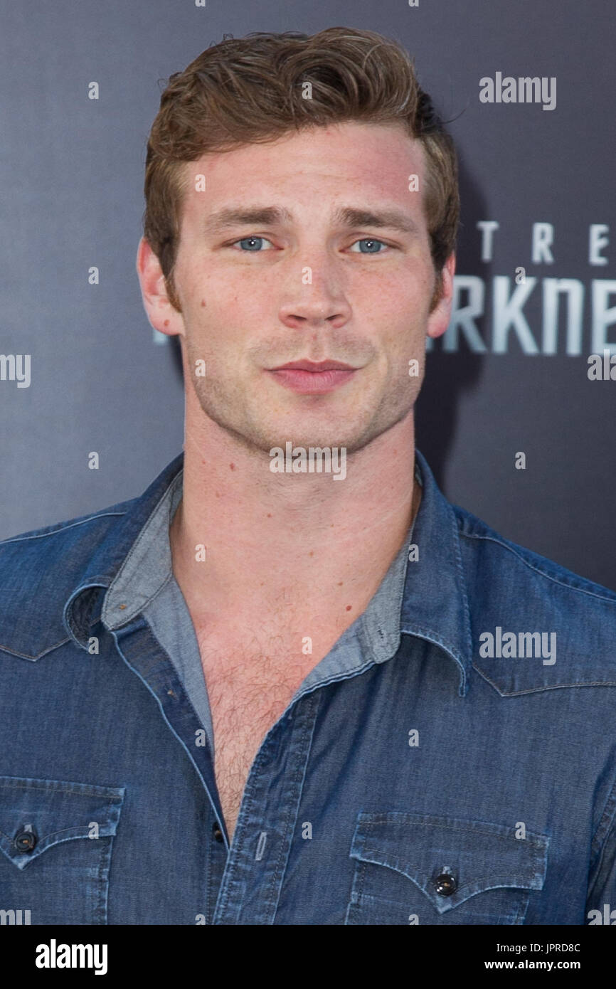 Derek Theler arrives at the premiere of Paramount Pictures' 'Star Trek ...