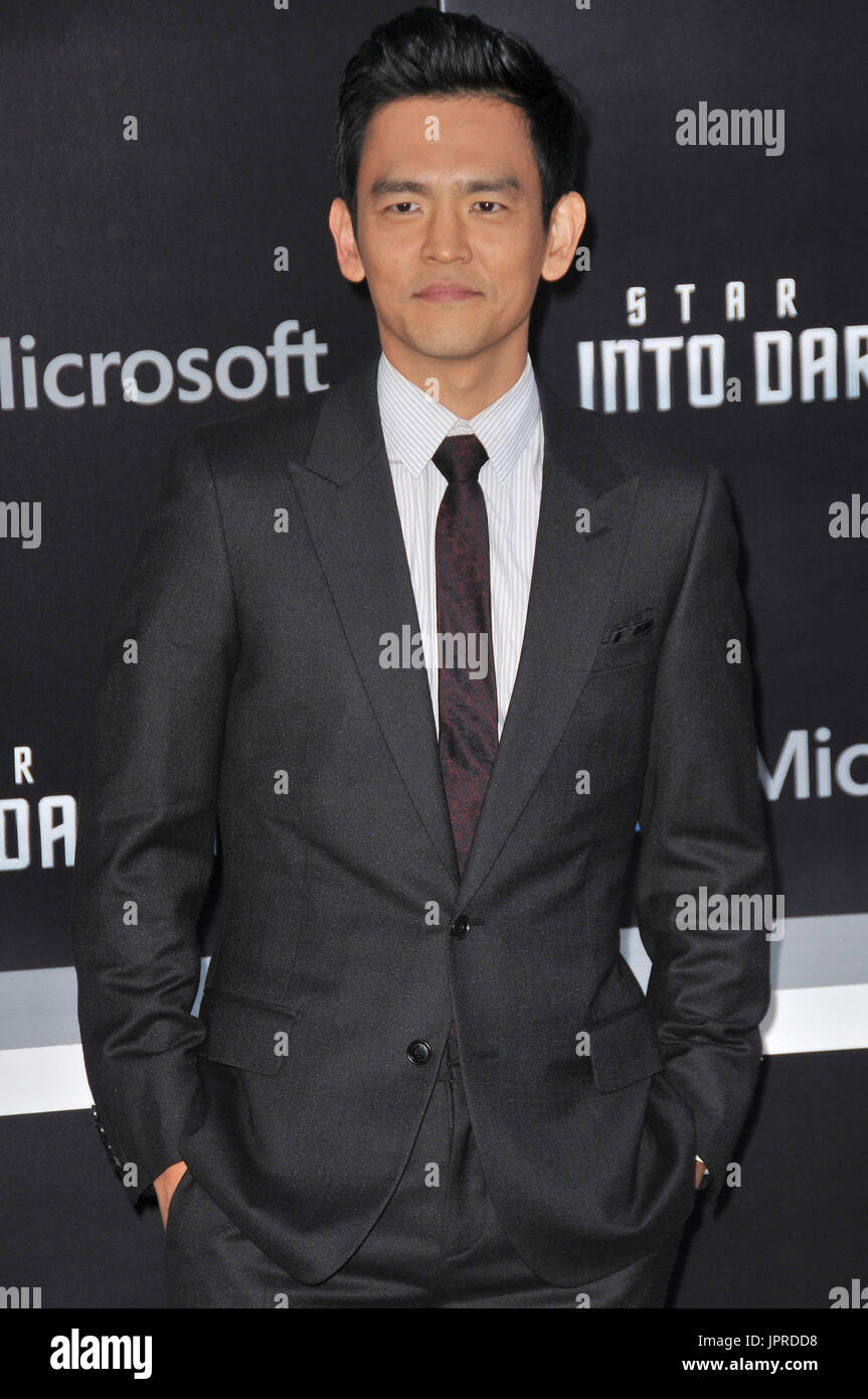 John Cho at the Los Angeles Premiere of "Star Trek Into Darkness" held ...