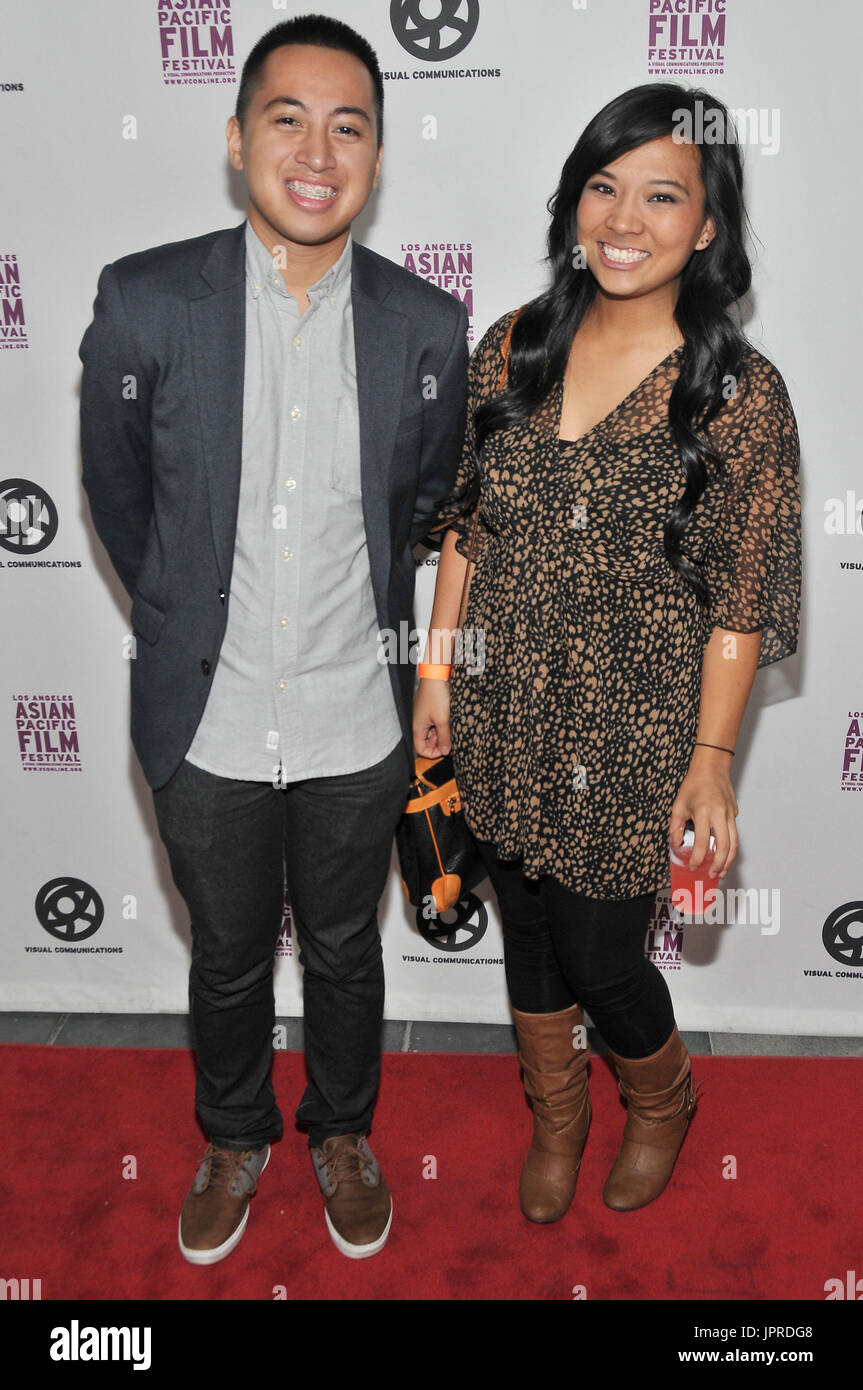 Filmmkaer Jerell Rosales & Actress Eileen Soong at the 2013 Los Angeles ...