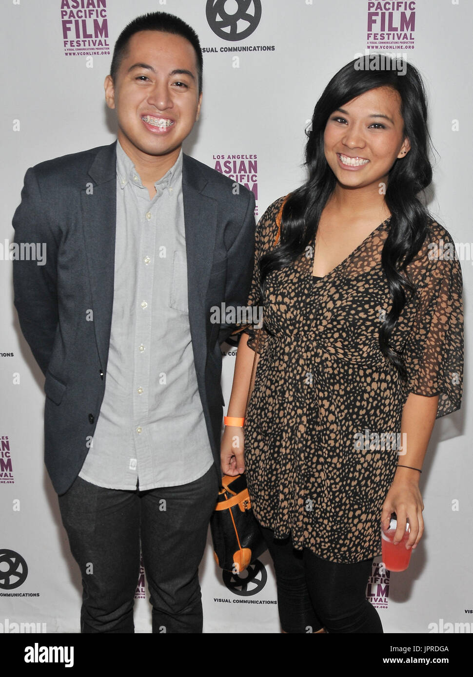 Filmmkaer Jerell Rosales & Actress Eileen Soong at the 2013 Los Angeles ...