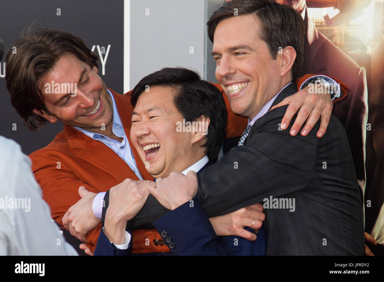 Bradley Cooper, Ken Jeong and Ed Helms arrives at the premiere of ...