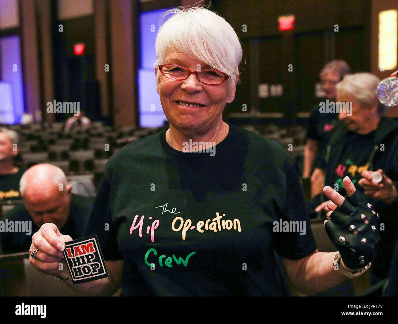 The Hip Op-Eration Crew member from New Zealand arrives at Hip Hop ...