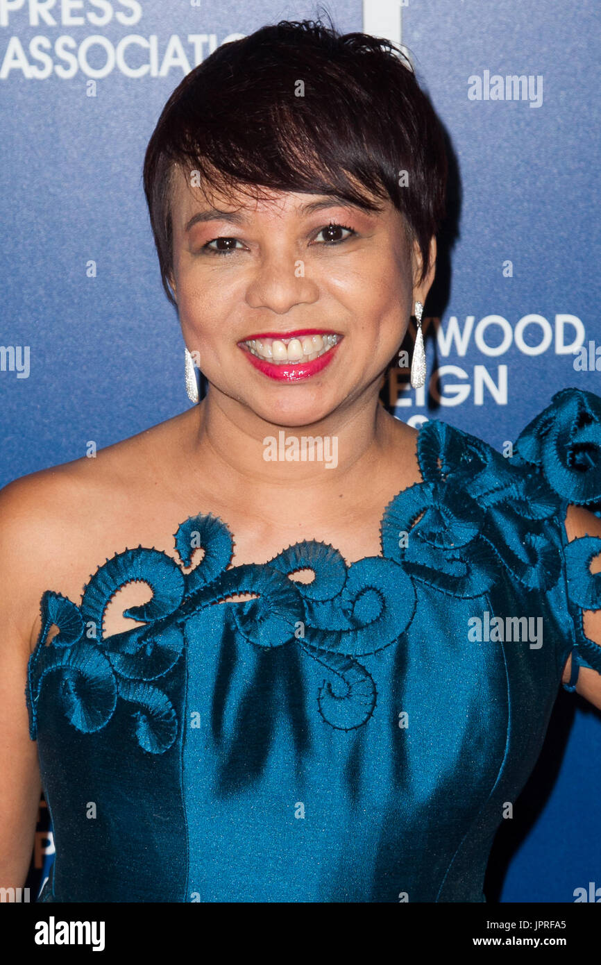 Janet Nepales attends the Hollywood Foreign Press Association's 2013 ...