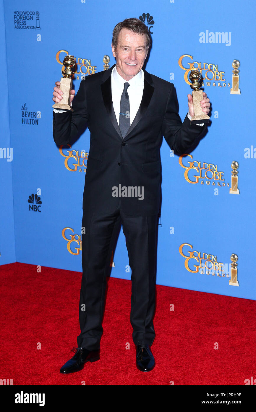 Bryan Cranston poses in the press room backstage at the 71st Annual ...