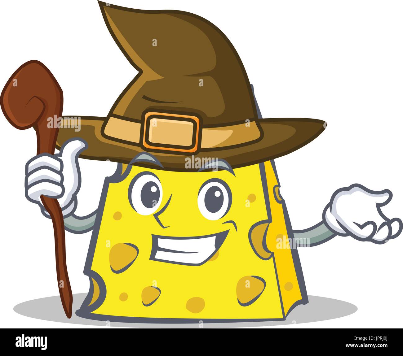 Witch cheese character cartoon style Stock Vector Image & Art - Alamy