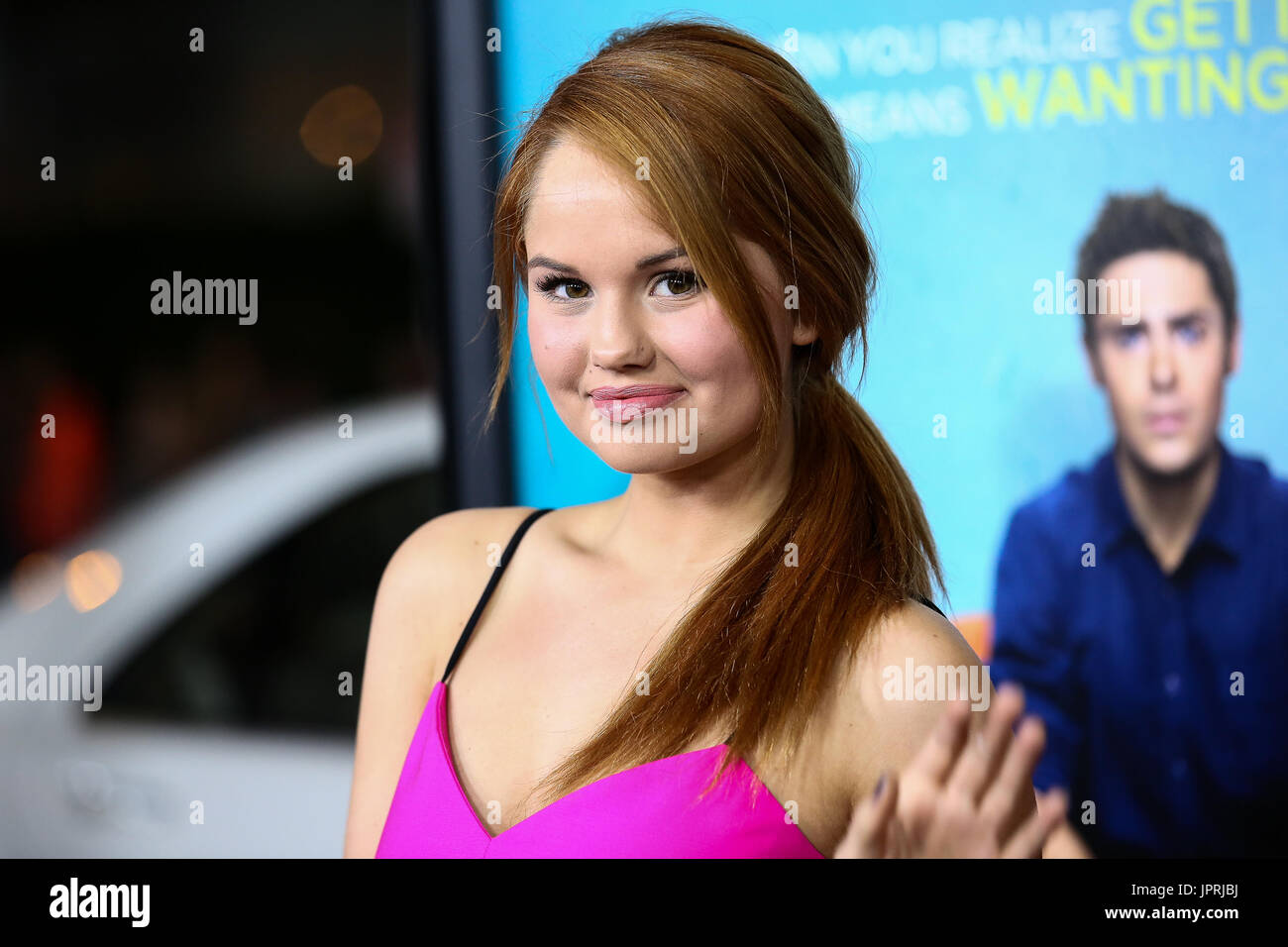 Debby Ryan arrives at the premiere of Focus Features' 'That Awkward ...