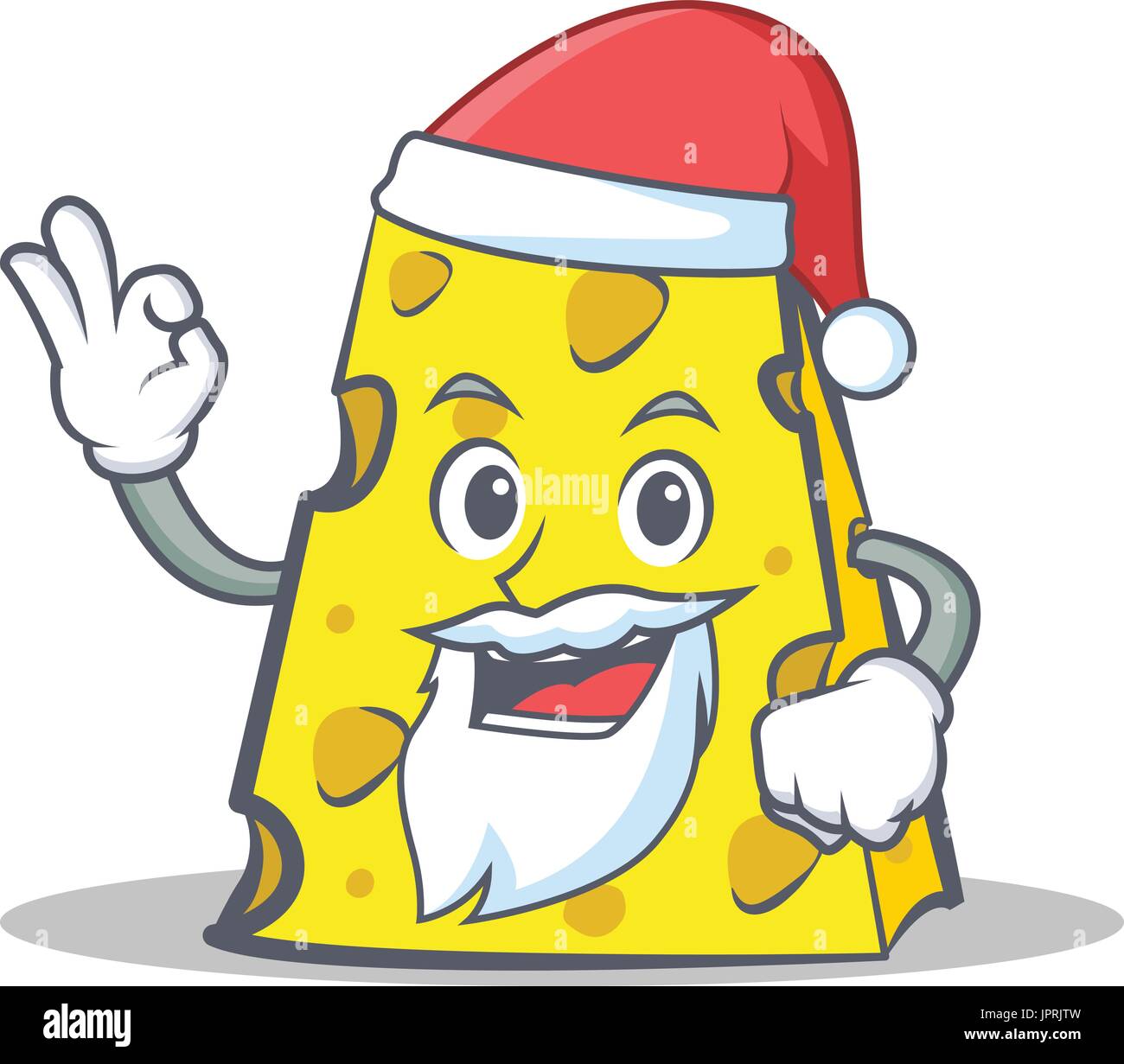 Santa cheese character cartoon hi-res stock photography and images - Alamy