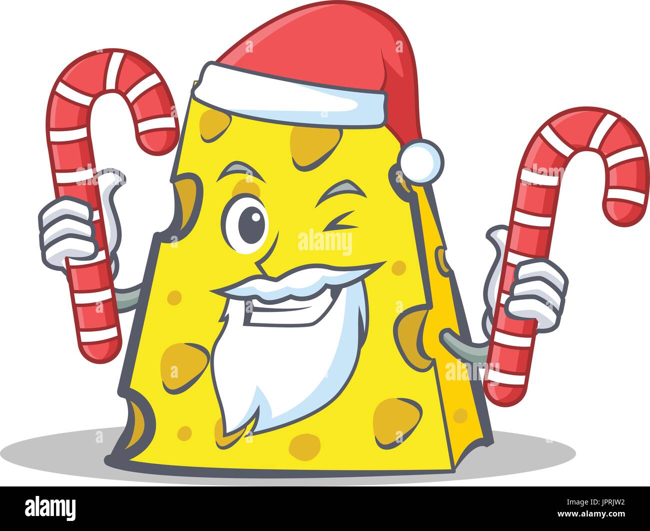 Santa cheese character cartoon hi-res stock photography and images - Alamy