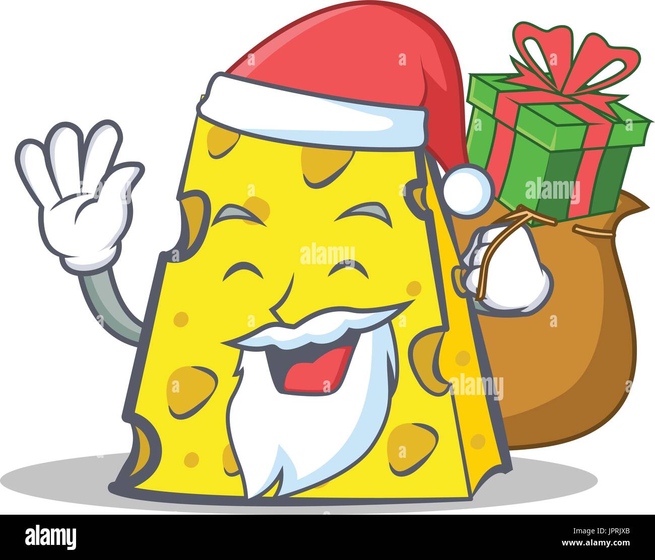 Santa cheese character cartoon hi-res stock photography and images - Alamy