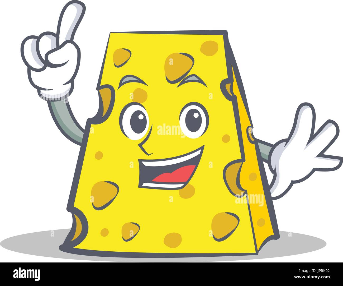 Finger cheese character cartoon style Stock Vector Image & Art - Alamy