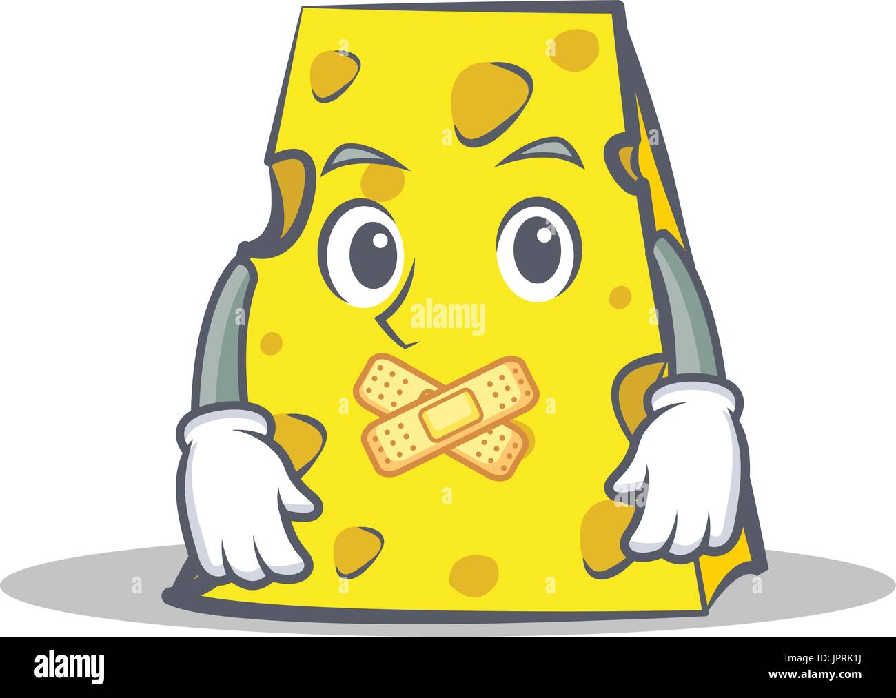 Silent cheese character cartoon style Stock Vector Image & Art - Alamy