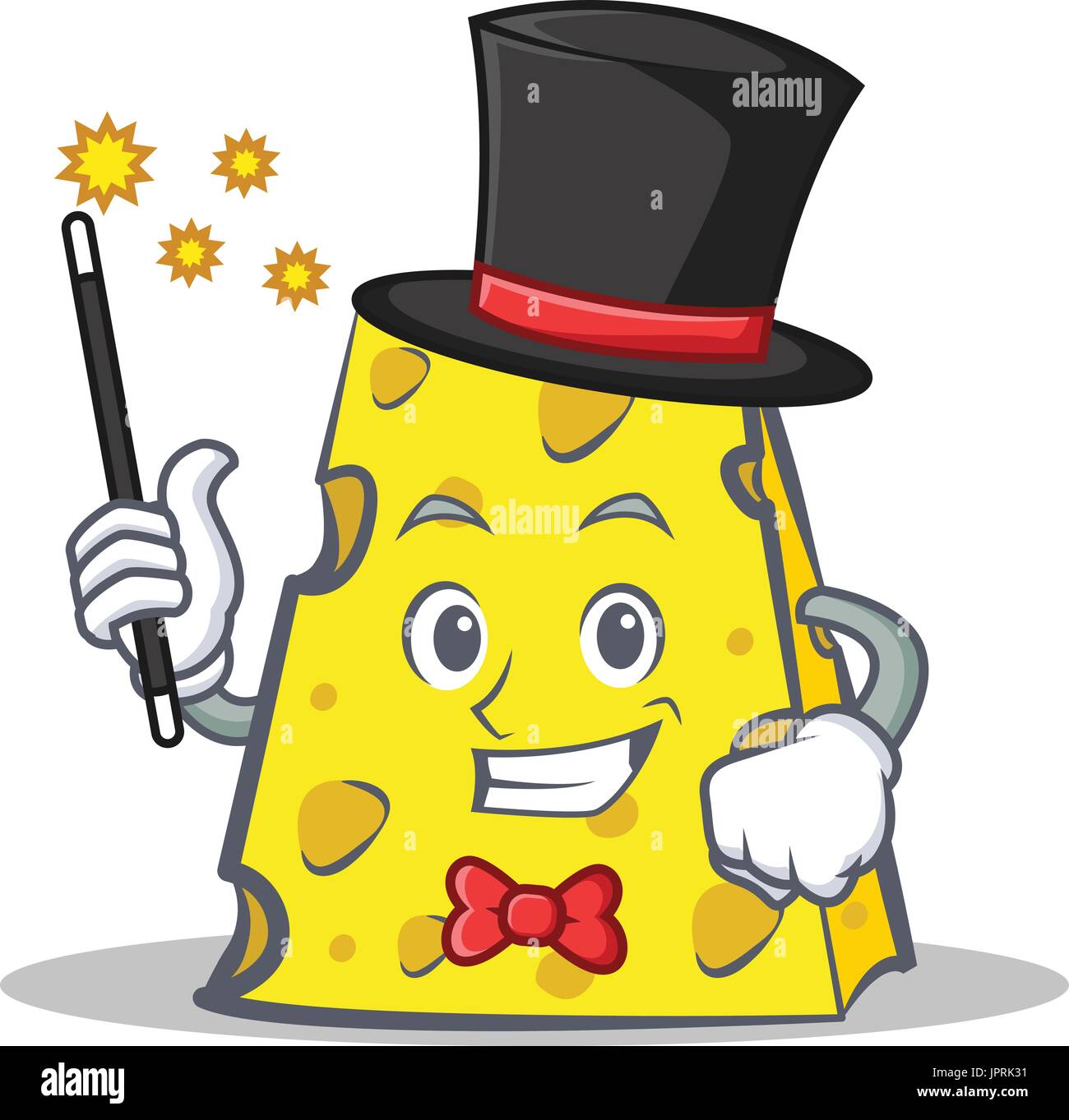 Magician cheese character cartoon style Stock Vector Image & Art - Alamy