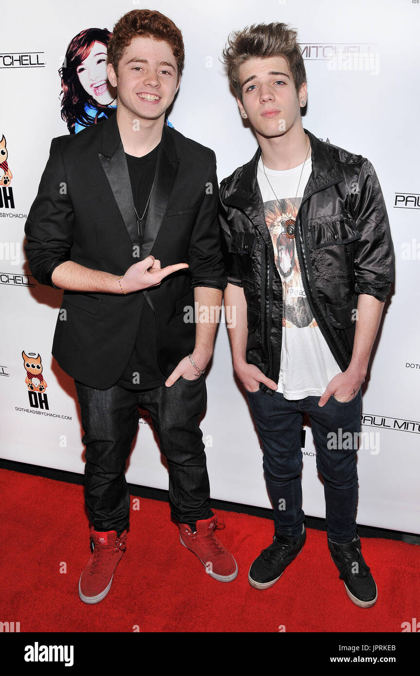 Nick Kandler & Brandon Tyler Russell at Chachi Gonzales' 18th Birthday ...