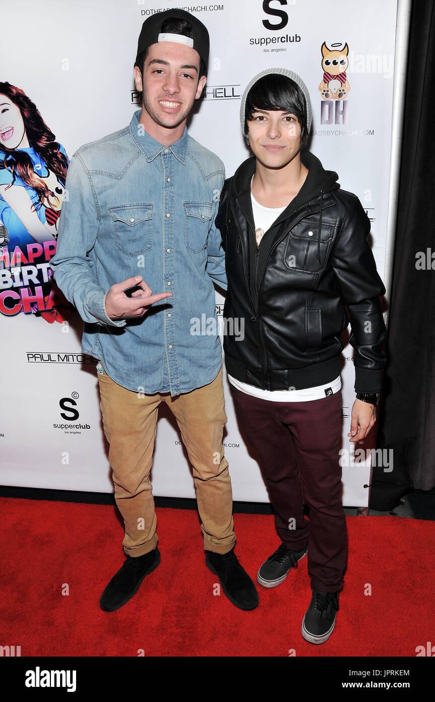 Moody Tobellah & Jake Ryan at Chachi Gonzales' 18th Birthday Party held ...
