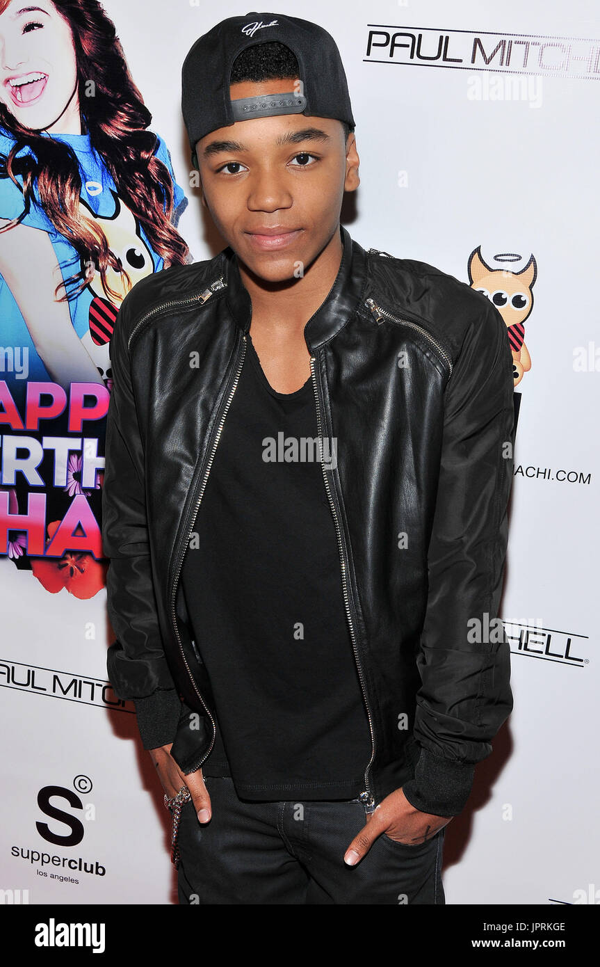 Josh Levi at Chachi Gonzales' 18th Birthday Party held at the ...