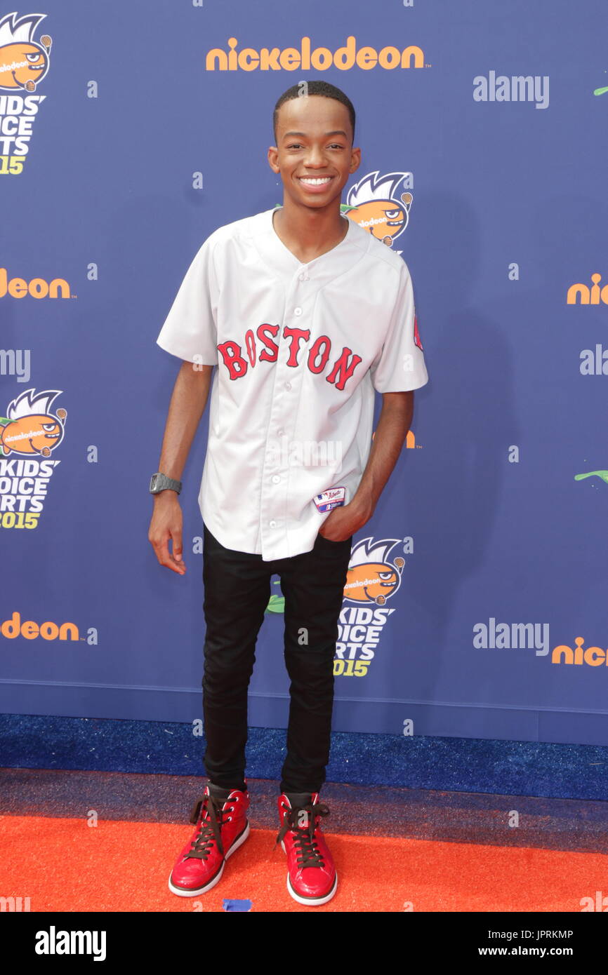 Coy Stewart at the Nick Kids Choice Sports Awards Red Carpet Arrivals ...