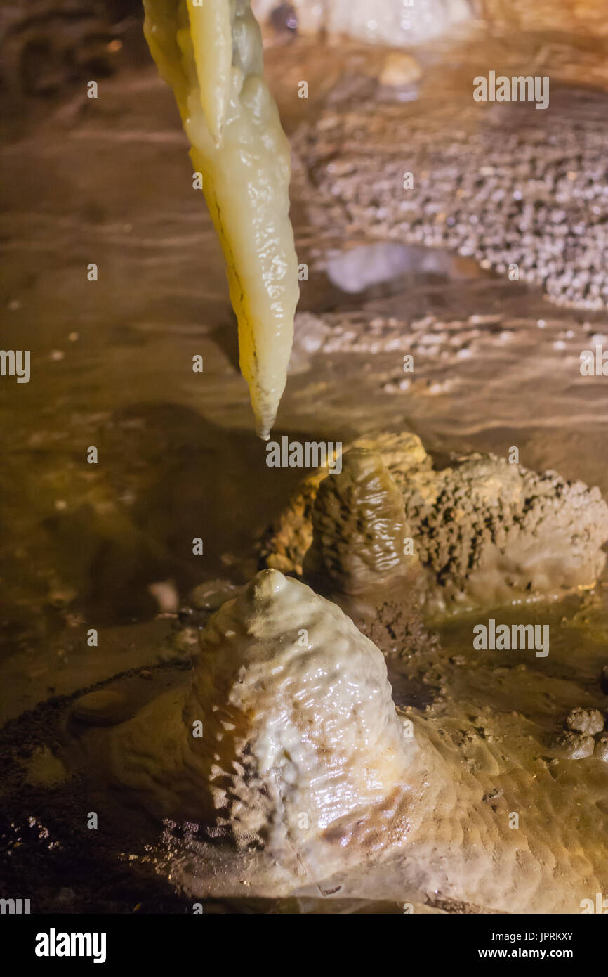 Salt stalagmites hi-res stock photography and images - Alamy