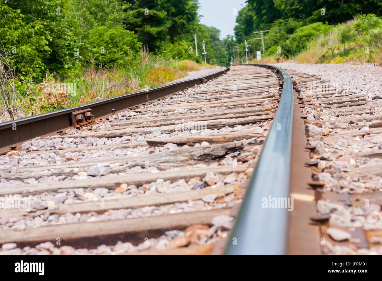 Curvy train tracks hi-res stock photography and images - Alamy