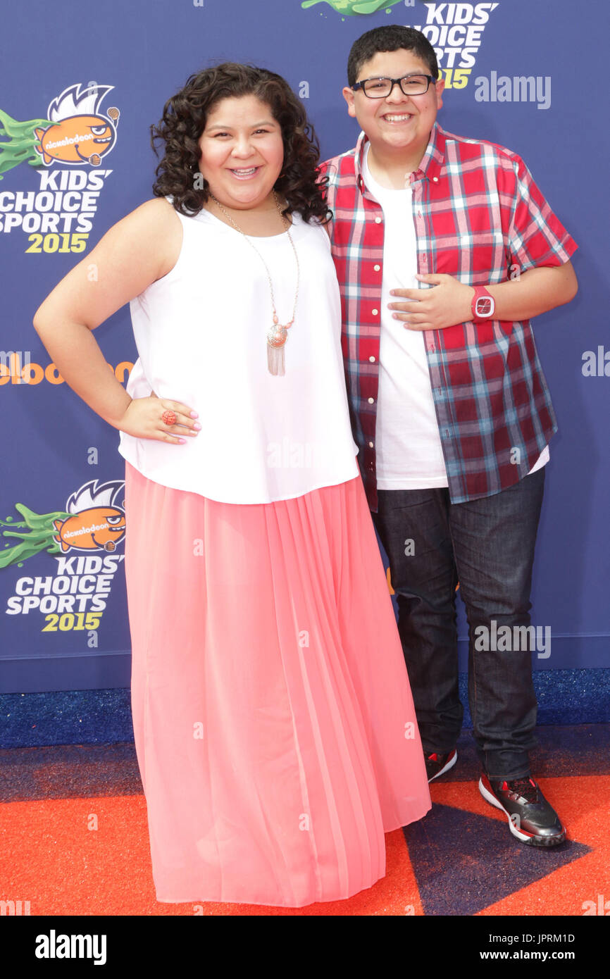 Raini Rodriguez and Rico Rodriguez at the Nick Kids Choice Sports ...
