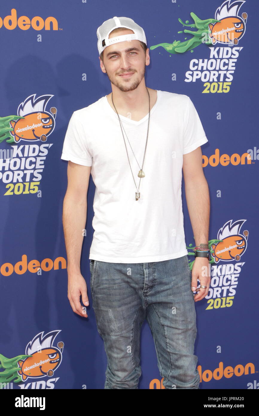 Kendall Schmidt at the Nick Kids Choice Sports Awards Red Carpet ...