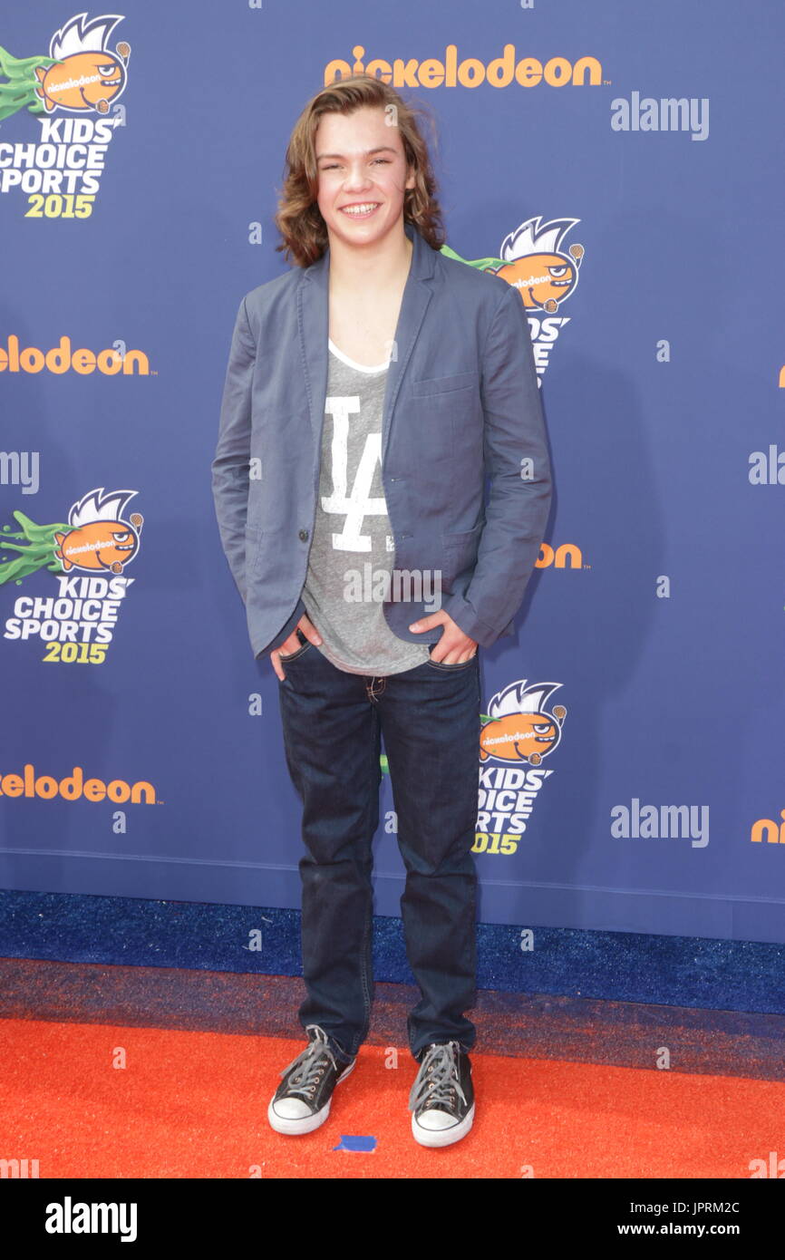Joshua Hoffman at the Nick Kids Choice Sports Awards Red Carpet ...