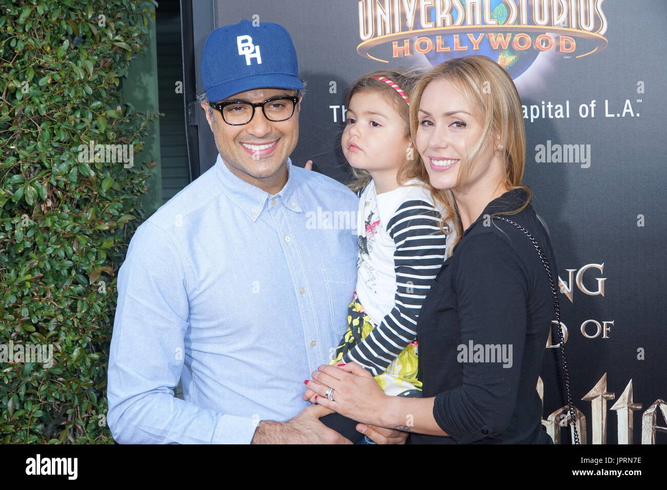 Jaime Camil, Elena Camil and Heidi Balvanera at the The Wizarding World ...