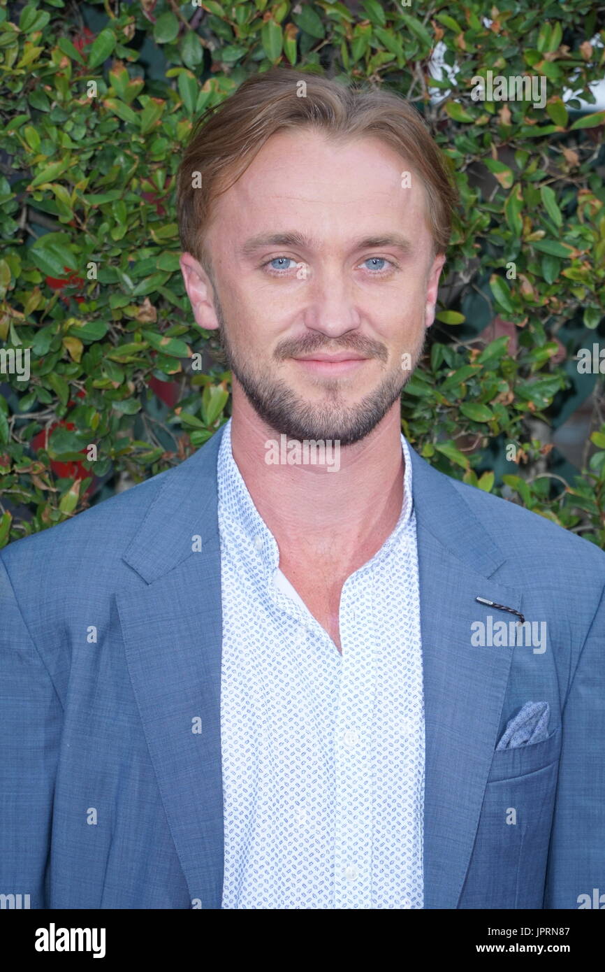 Tom Felton at the The Wizarding World of Harry Potter VIP Press Event ...