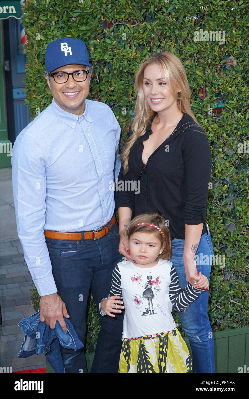 Jaime Camil, Elena Camil and Heidi Balvanera at the The Wizarding World ...