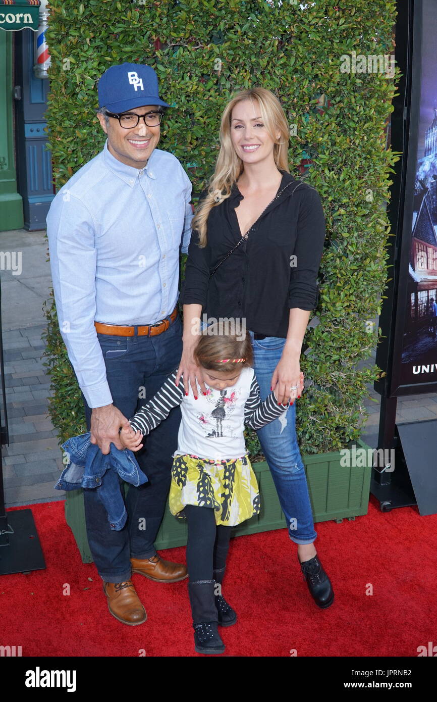 Jaime Camil, Elena Camil and Heidi Balvanera at the The Wizarding World ...