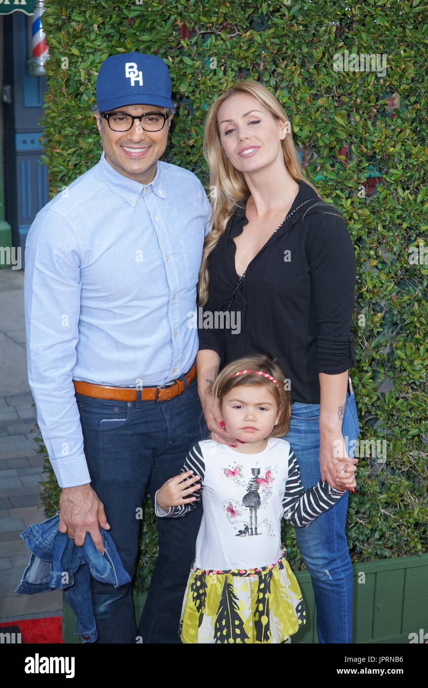 Jaime Camil, Elena Camil and Heidi Balvanera at the The Wizarding World ...
