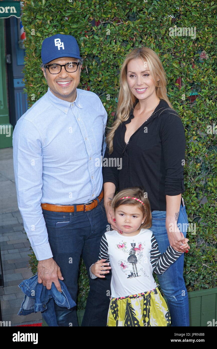 Jaime Camil, Elena Camil and Heidi Balvanera at the The Wizarding World ...