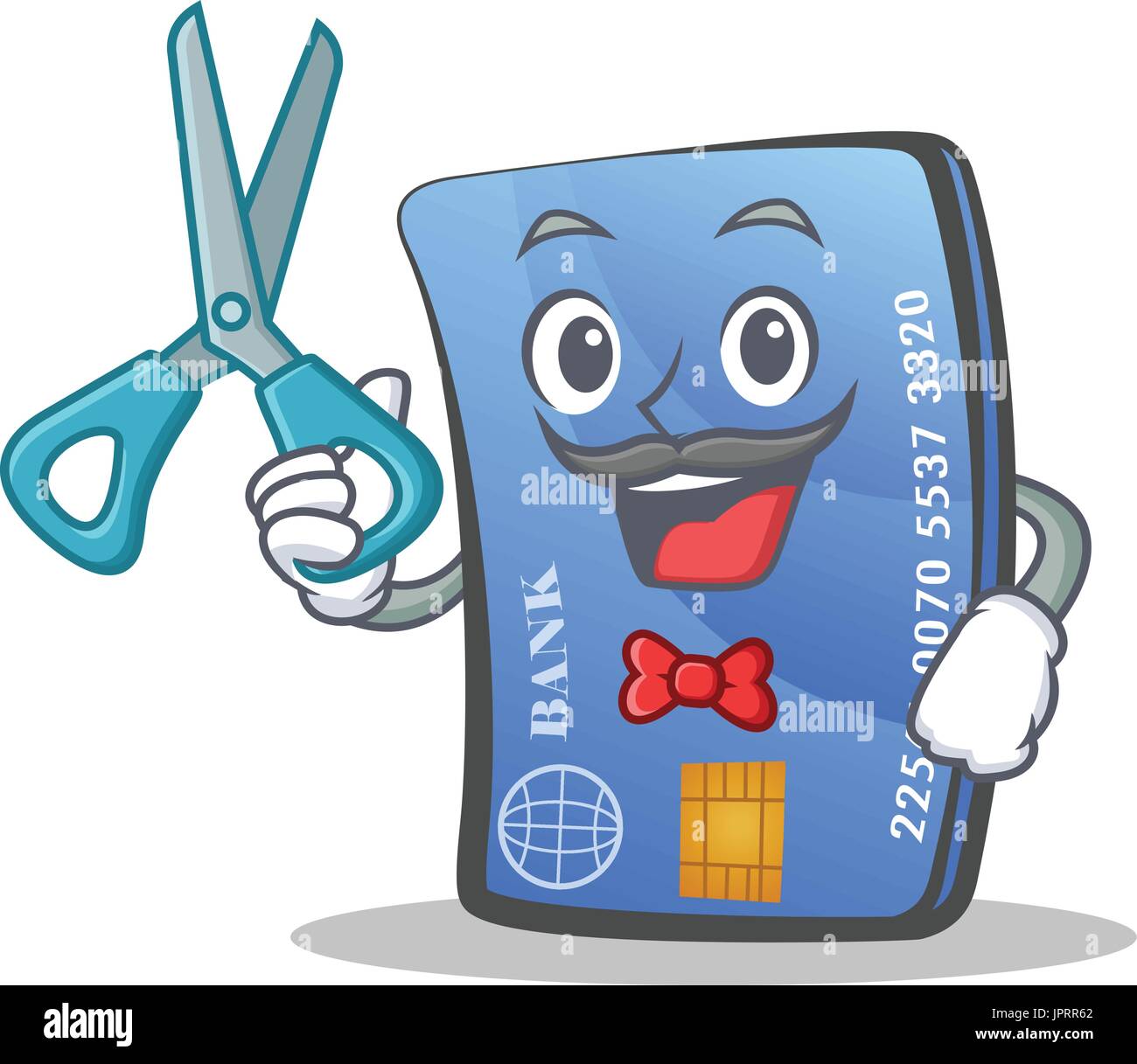 Barber credit card character cartoon Stock Vector Image & Art - Alamy