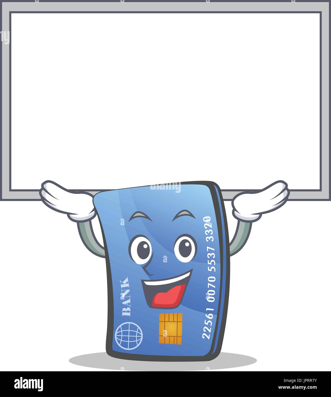 Up board credit card character cartoon Stock Vector Image & Art - Alamy