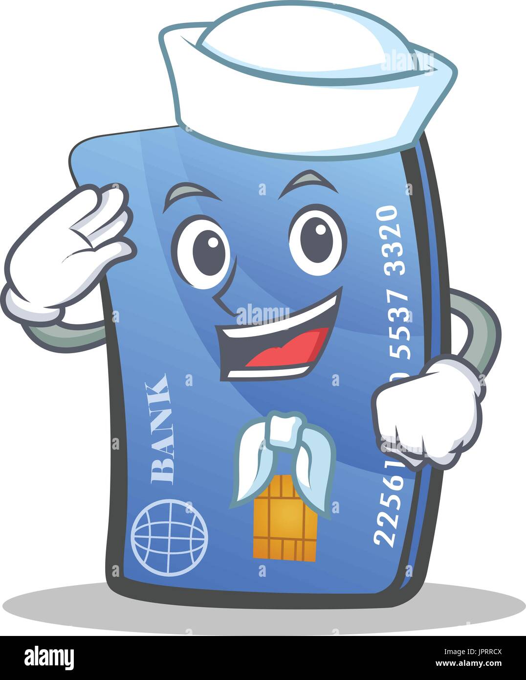Sailor credit card character cartoon Stock Vector Image & Art - Alamy