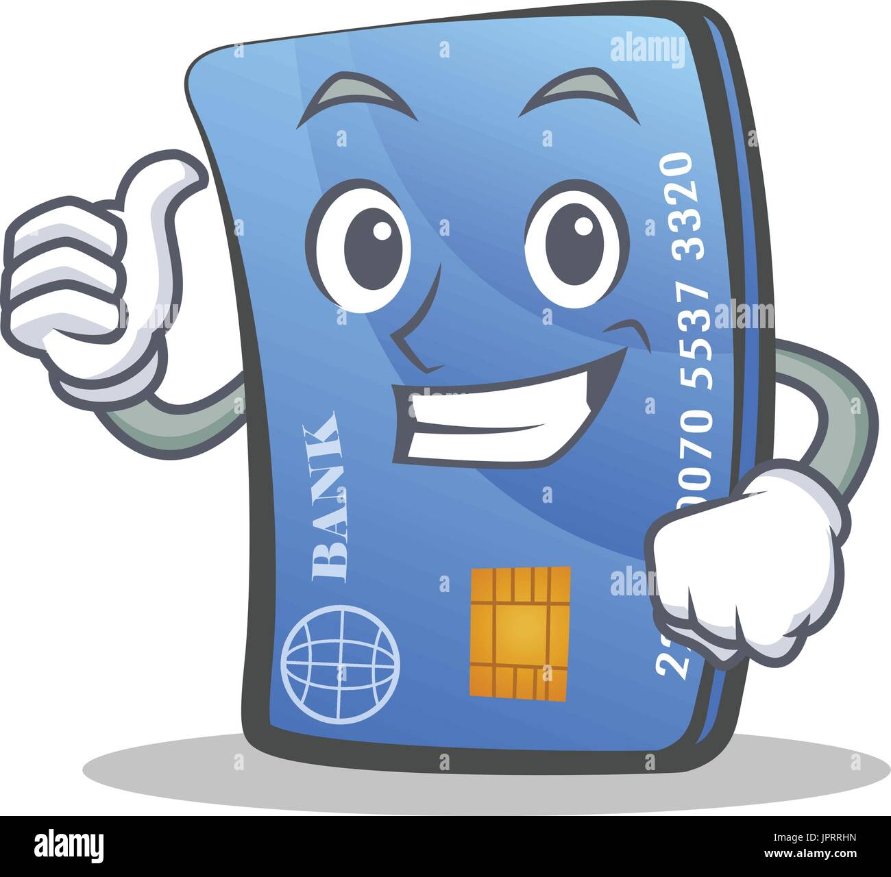 Proud credit card character cartoon Stock Vector Image & Art - Alamy
