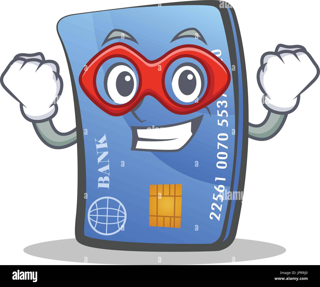 Super hero credit card character cartoon Stock Vector Image & Art - Alamy