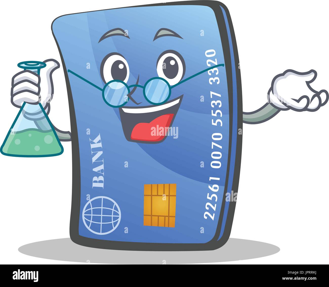 Professor credit card character cartoon Stock Vector Image & Art - Alamy