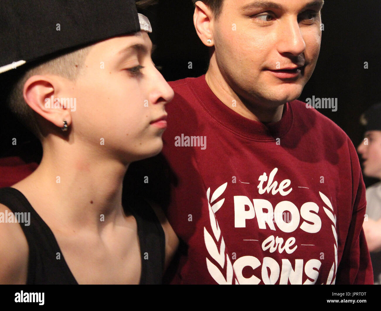 (l-r) Mikey Fusco and Chris Trondsen at the NRG Dance Project Tour ...