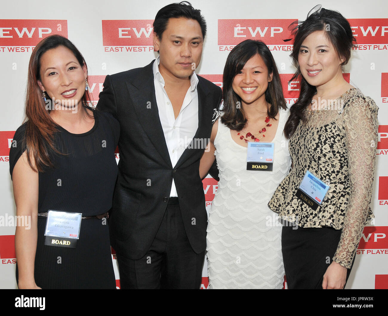 Laura Takaragawa, Jon M. Chu, Sarah Ford & Jacqueline Chiu at East West Players 47th Anniversary ...