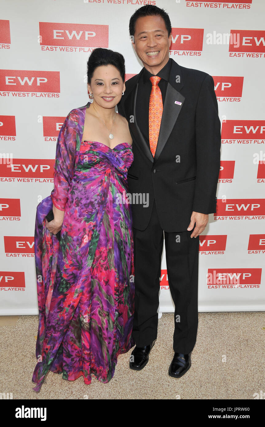 Helen Ota & EWP Artistic Director Tim Dang at East West Players 47th ...