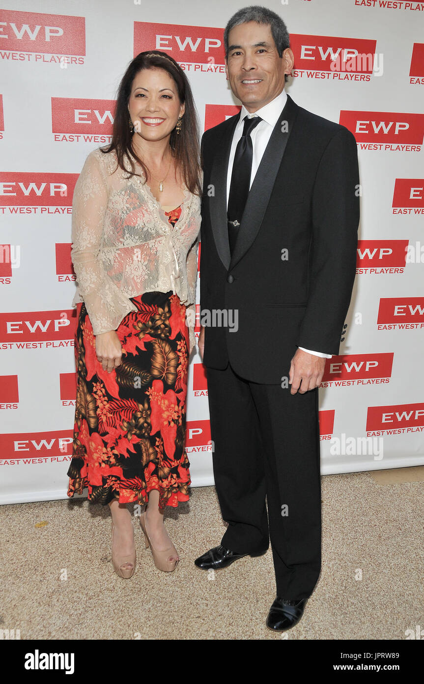 Ren Hanami & Chris Tashima at East West Players 47th Anniversary Visionary Awards Gala held at ...