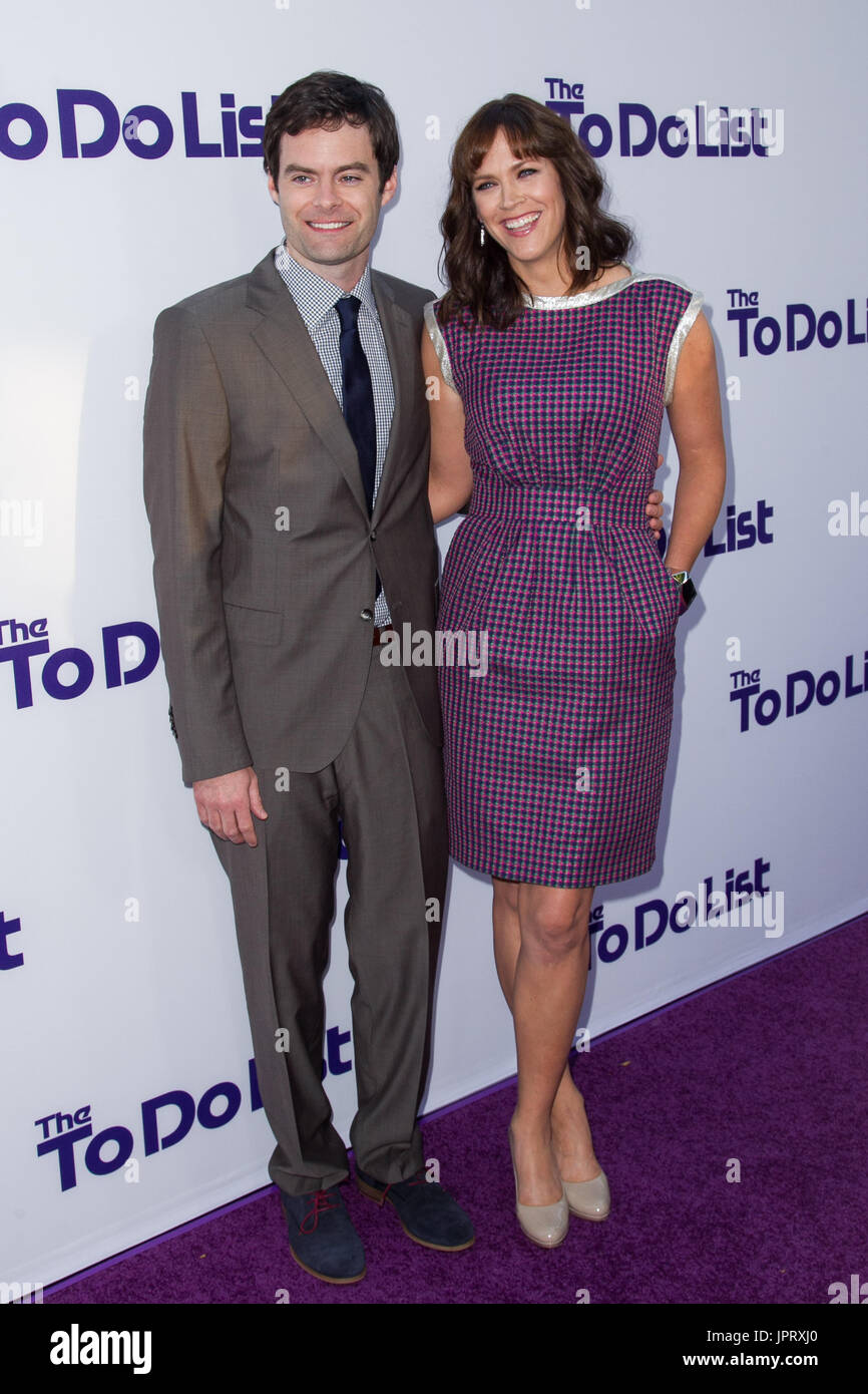 Bill Hader and Maggie Carey attends the premiere of CBS Films' 'The To ...