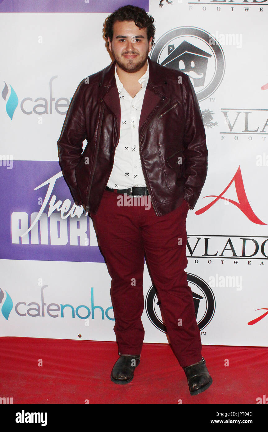 Matt Timmons on the red carpet of "Jream Andrew's EP Release Party of ...