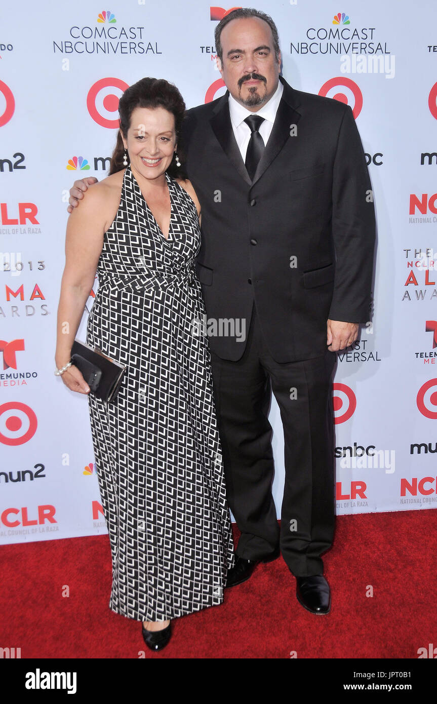 David Zayas & Guest at The 2013 NCLR ALMA Awards held at the Pasadena ...