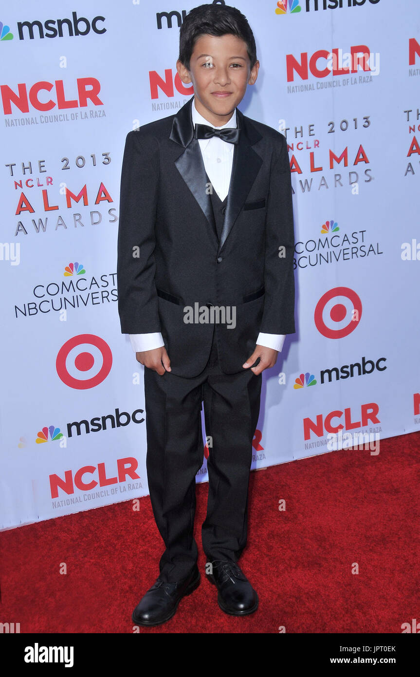 FilAm Actor Luke Ganalon at The 2013 NCLR ALMA Awards held at the ...