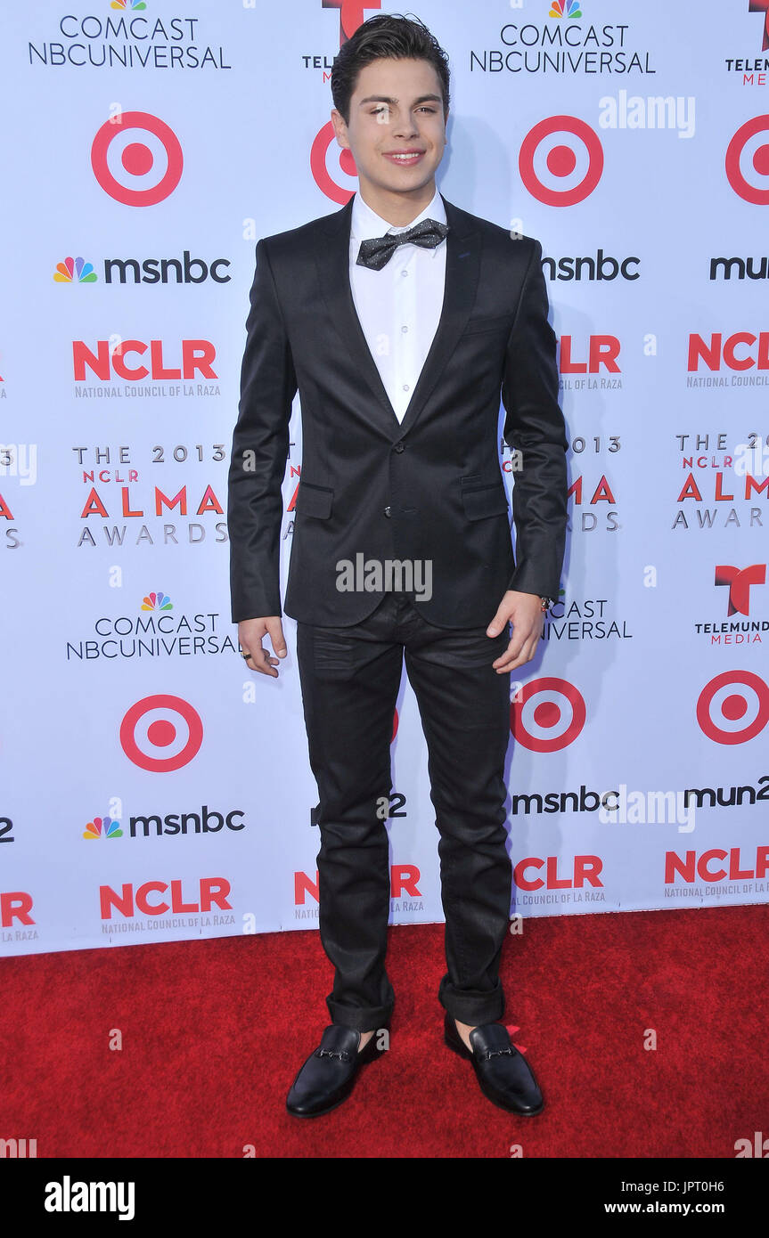 Jake T. Austin at The 2013 NCLR ALMA Awards held at the Pasadena Civic ...
