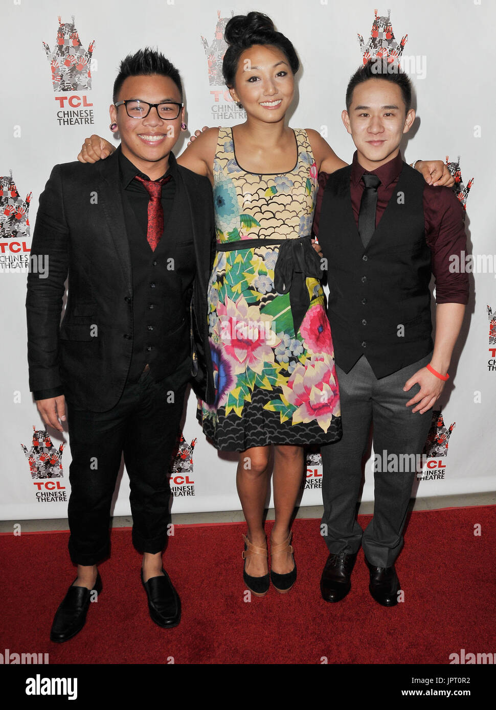 YouTube Singers AJ Rafael, Clara C & Jason Chen at the "Linsanity" Los ...